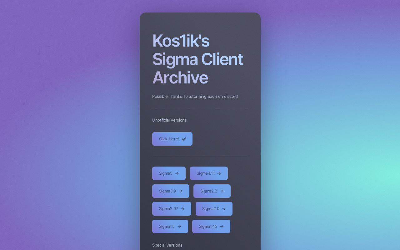 Sigma Archive